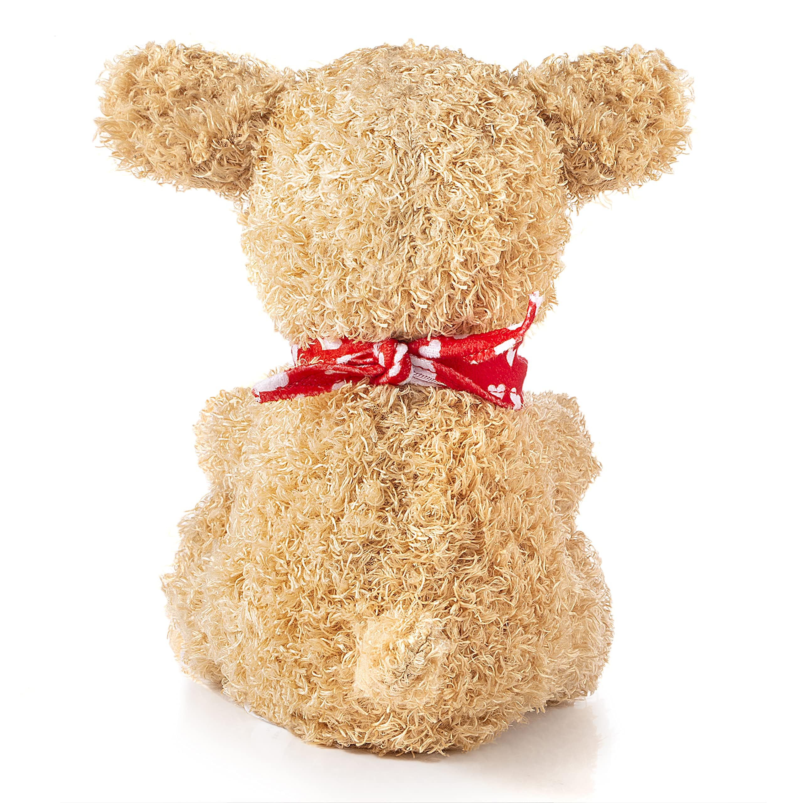 10" Valentine's Day Valentines Gift for Children Kids, Girlfriend, Boyfriend, Plush Stuffed Animal (One Pack Puppy)