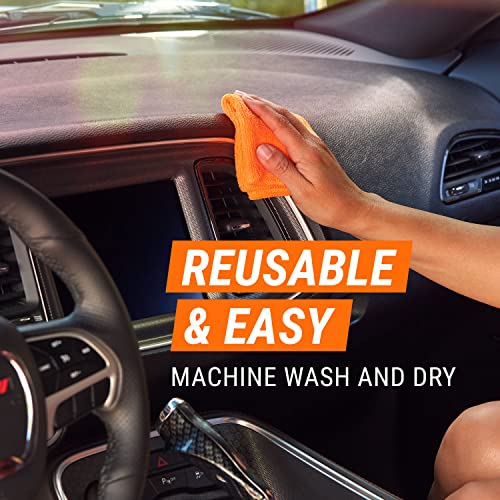 Multi-Purpose Towels by Armor All, Bulk Microfiber Towels for Cars, Cleaning and Home Use, 48 Count