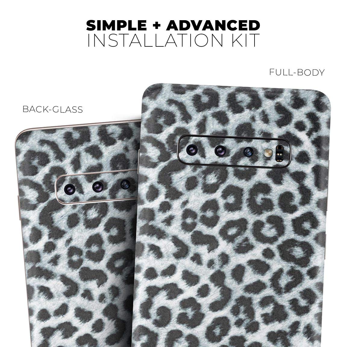 DesignSkinz Real Leopard Animal Print Protective Vinyl Decal Wrap Skin Cover Compatible with The Samsung Galaxy S20 (Screen Trim & Back Glass Skin)