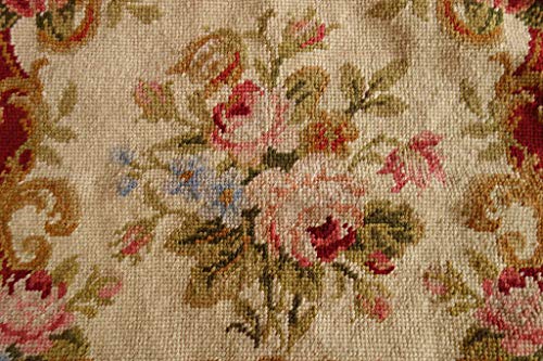 16" Home D�cor Pillow French Country Chic Shabby Handmade Needlepoint Pillow Cover