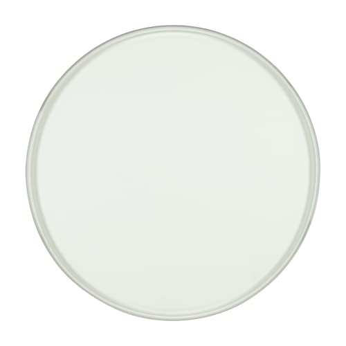 18" Round Tempered Clear Glass Table Top - 1/2" Thick with Ogee Edge