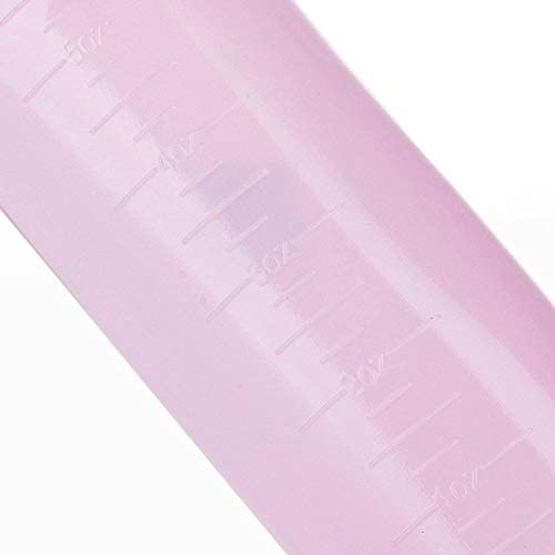 120Ml Applicator Bottle Hair Colour Brush Hair Oil Bottle with Graduated Brush Applicator Bottle Comb Root Comb Salon Hair Coloring Tool (2 Pack Purple)