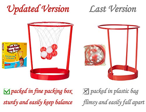 90shine Christmas Gag Gifts Headband Hoop Ball Game White Elephant Exchange Party Xmas Holiday Fun Carnival Activities