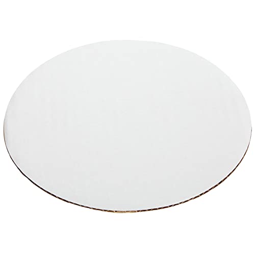 12-Pack Round 6 Inch Cake Boards, Disposable Cake Platter Board Base Tray, Cardboard Circles for Cake Plate Accessories, Cake Decorating Supplies for Desserts and Bakery (White)