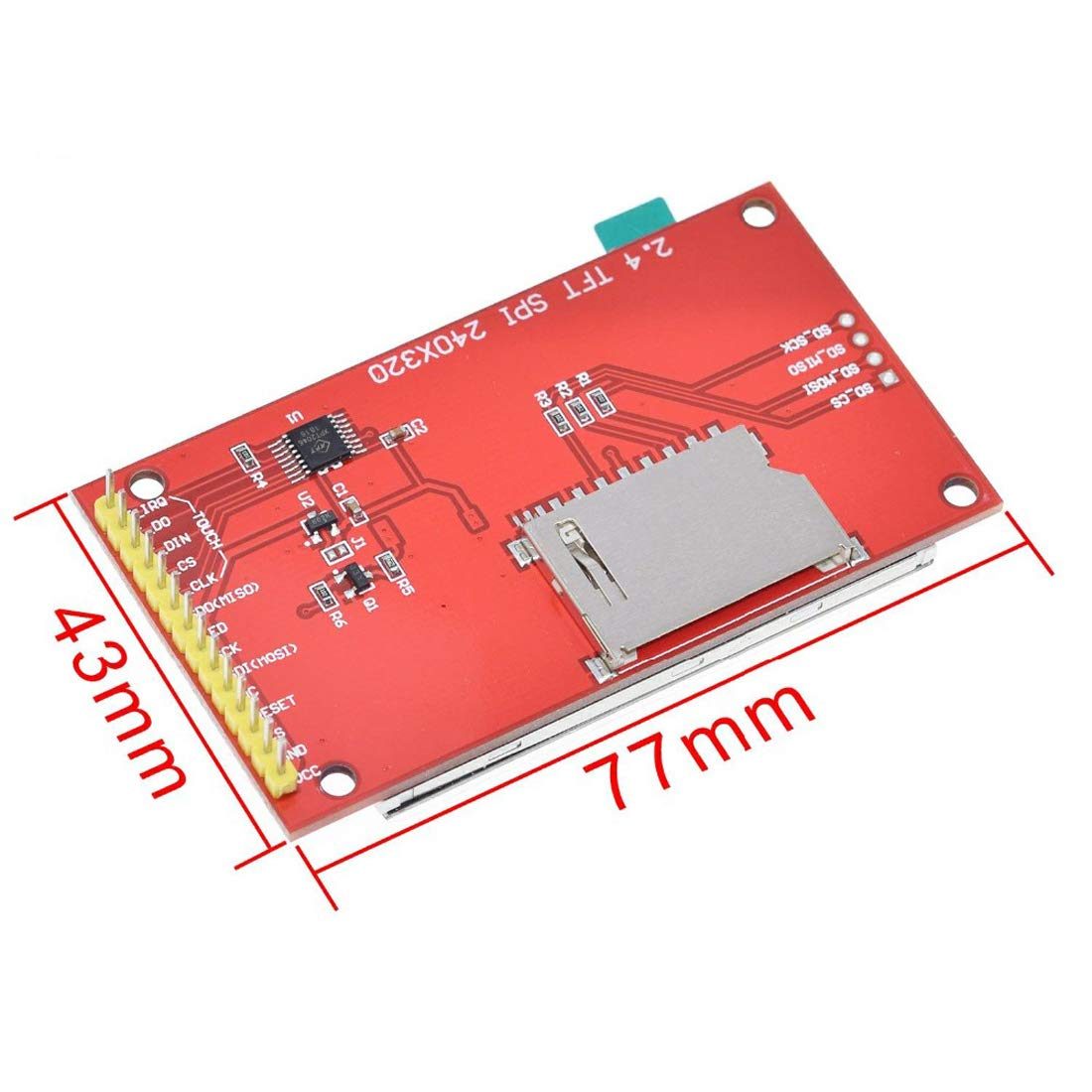 HiLetgo 2.4" SPI TFT LCD Display 2.4 Inch ILI9341 Touch Panel LCD ILI9341 240x320 5V 3.3V