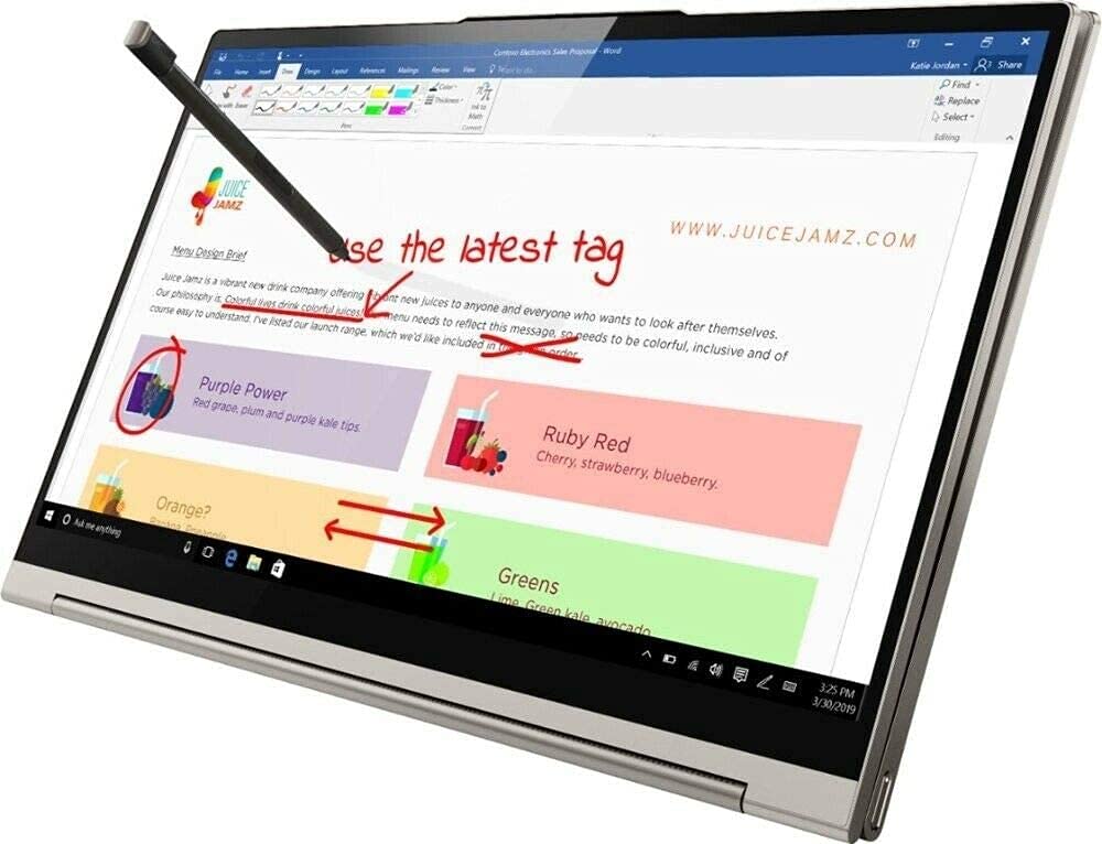 2020 Lenovo Yoga C940 2-in-1 14" 4K Ultra HD IPS Touch Laptop, 10th Gen Intel Core i7-1065G7, 16GB DDR4, 512 SSD + 32 GB Optane, Thunderbolt 3, Active Stylus Pen, Fingerprint Reader 3 lbs - Mica