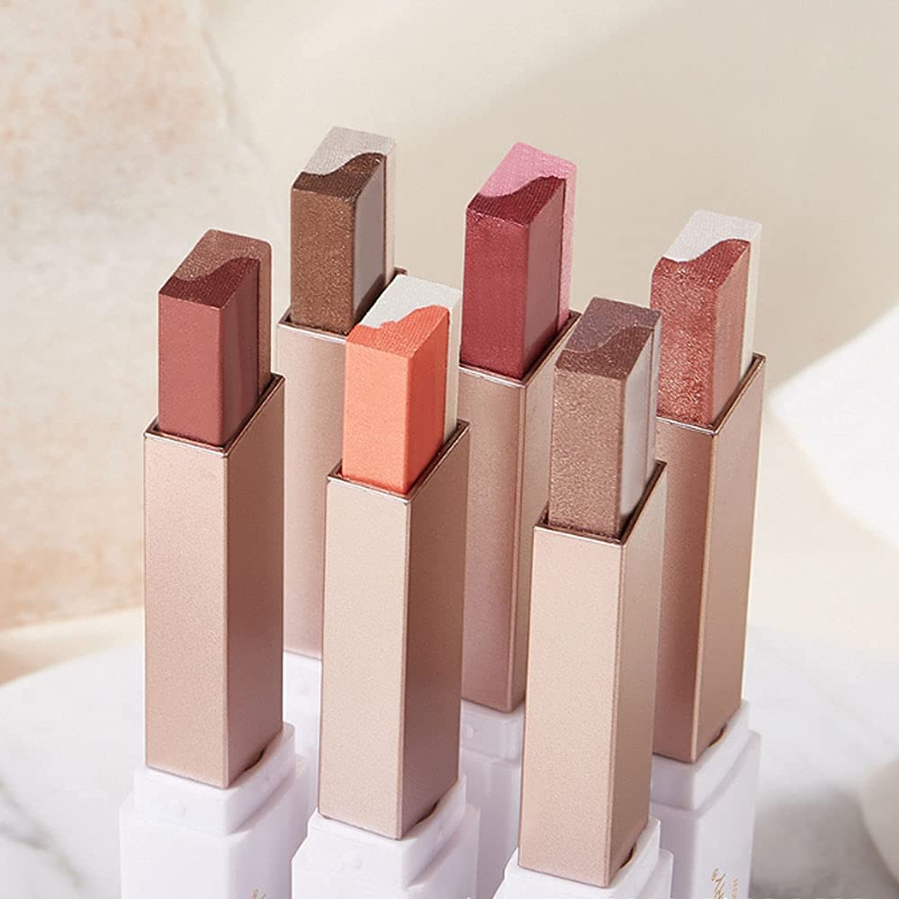12 Colors Eye Shadow Stick Makeup, Glitter EyeShadow Highlighter Stick, Brilliant Eye Brightener Stick Shimmer Eye Highlighter Makeup Pencil, Double Colors Gradient Highlighter Eye Brightener