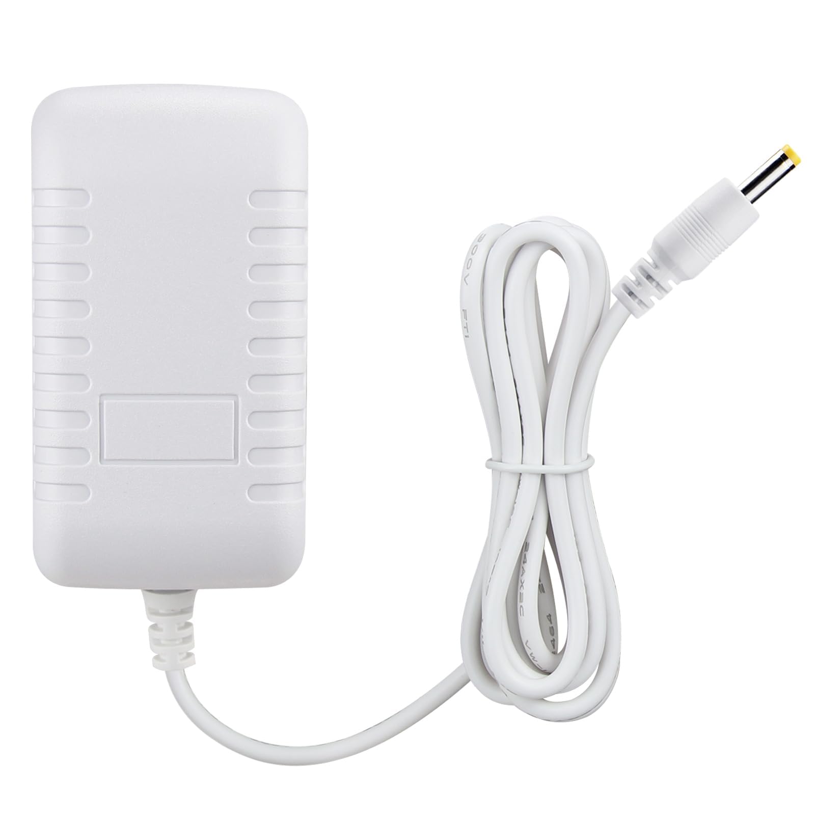 15W Power Cord Replacement for Echo Dot 5th Gen, 4th Gen, 3rd Gen, Dot Kids Edition, Dot with Clock, Pop, White DC Charger Adapter with 5ft Cable