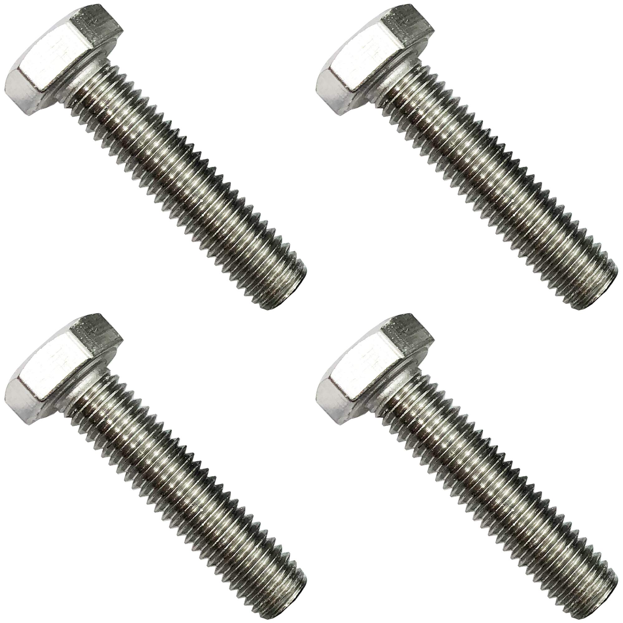 3/8" -16 x 3-304-STAINLESS Steel - 18-8 HEX Head Bolt - 304 Grade. General Purpose - Hurricane Bolt (50)