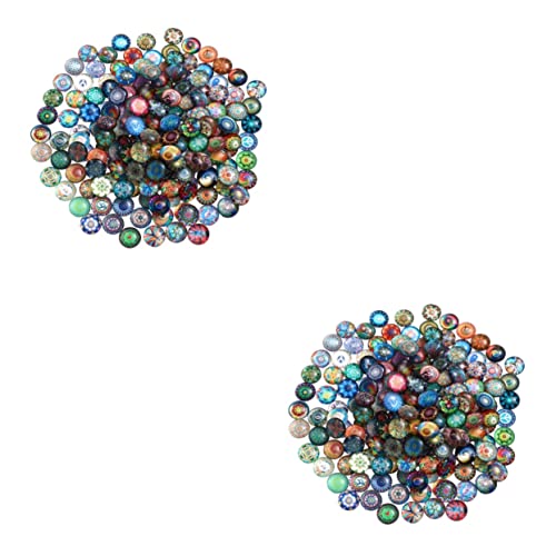 100 Pcs Gem Patch Jewelry Set Glass Vase Set Rhinestone Jewelry Set Loose Beads Glass Gemstone Patches Jewelry Making Supplies Halloween Jewelry Gems Patch Glass Cabochons Gem