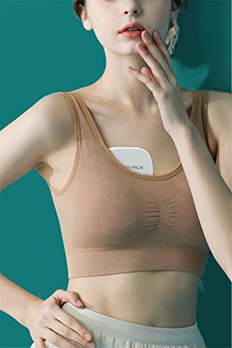 Wearable Breast Pump,Quiet & Hands-Free,Portable,in-Bra Double Electric Breast Pump,Pain Free Strong Breastfeeding Pump Strong Suction (Gray)
