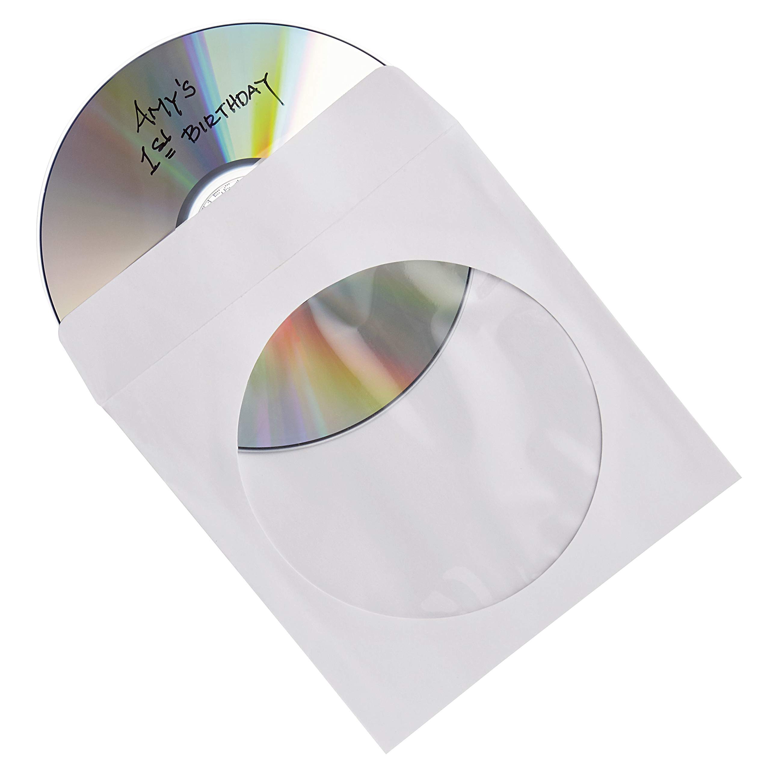 Verbatim DVD-R 4.7GB 16x AZO Recordable Media Disc - 50 Disc Spindle & CD/DVD Paper Sleeves-with Clear Window 100pk