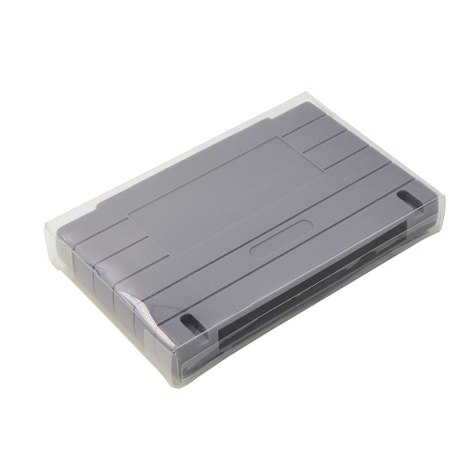 10 Pcs Scratch Resistant Boxes Clear Plastic Case for Nintendo SNES(Super NES) Game Cartridge Protectors Cover