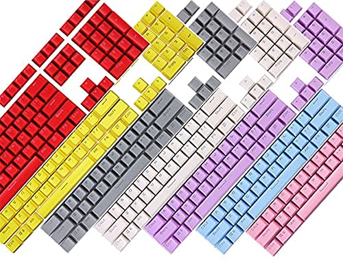 zhuowo for G610 Logitech Keyboard PBT keycaps 104 key Spare keycaps for Mechanical Gaming Keyboards for G610 PBT Logitech Keyboard keycaps 104 key Spare keycaps for Mechanical Gaming Keyboards Gray
