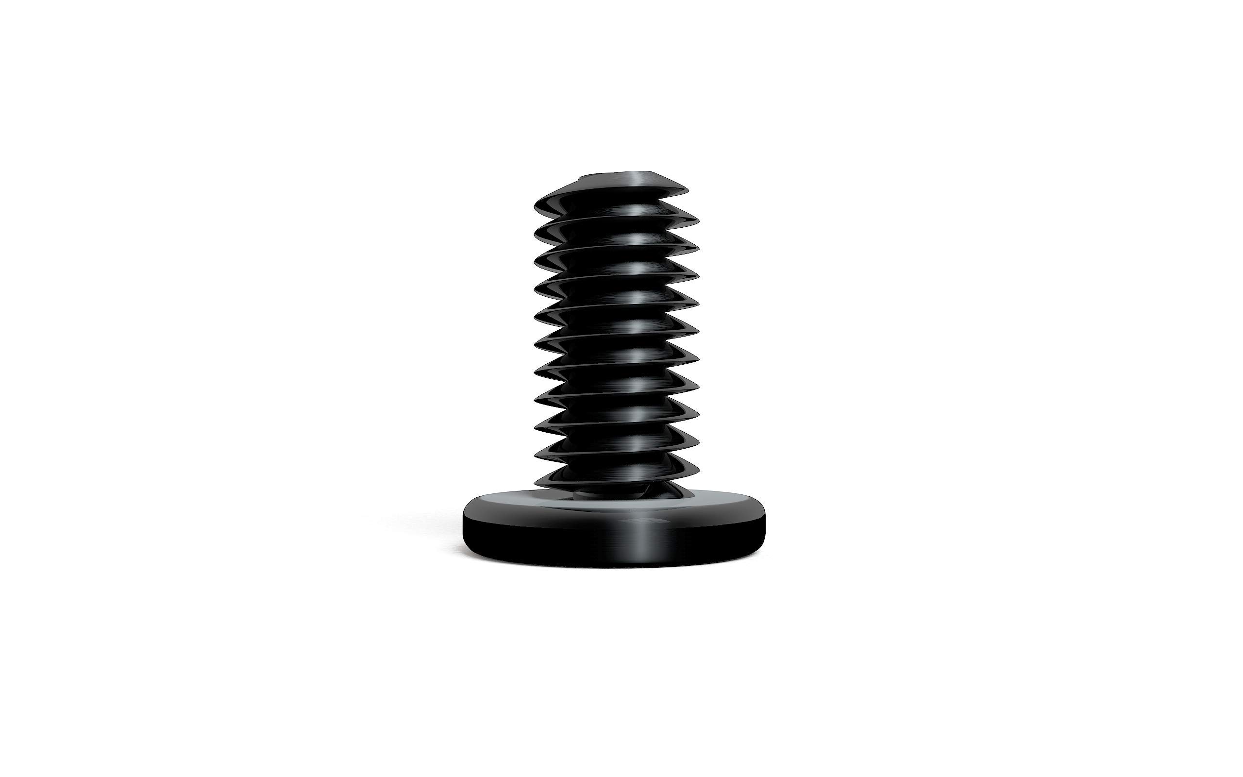 100x Replacement Black Philips Drive Laptop Screws M2.5X5.0mm Screw M2.5X5L PM2.5X5.0