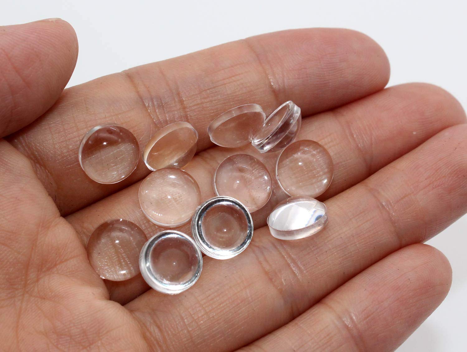 10pcs x 10MM LED Optical Lens Smooth Convex Lens for 1W 3W LED Lens