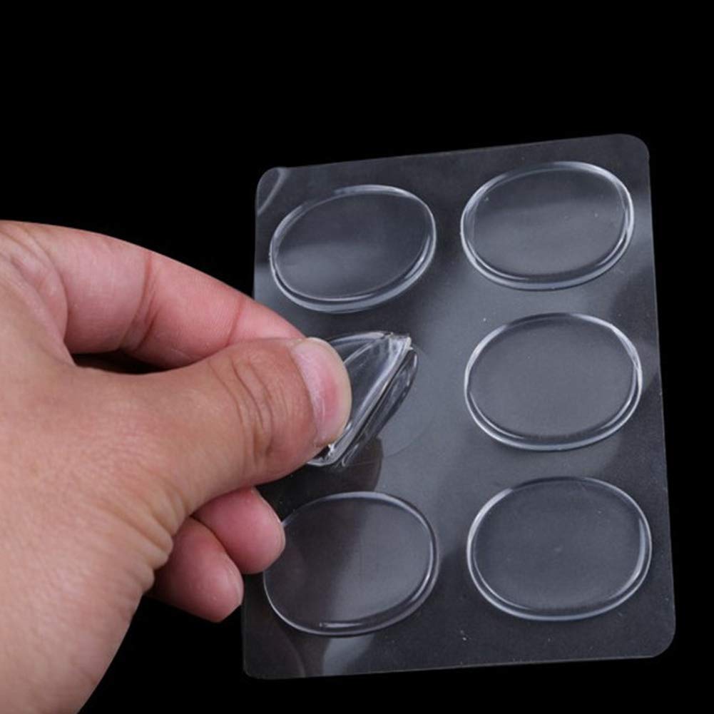 12 Pieces Drum Dampeners Drum Damper Gel Pads Drum Mute Silicone Drum Silencers for for Drums Tone Control Cymbals (Transparent)