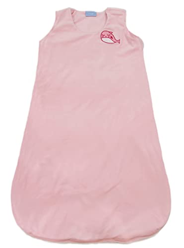 1st Laugh Plush Minky Winter Sleeping Sack Wearable Blanket, for Baby and Toddler Boys,1.8 Tog (Pink Shark, 2T-3T)