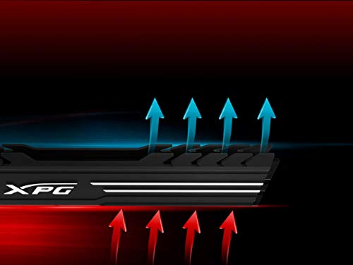 ADATA XPG GAMMIX D10 16GB Kit (2X 8GB) DDR4 3200MHz (PC4-25600) CL16 XMP 2.0 DIMM Memory Module Low Profile Black
