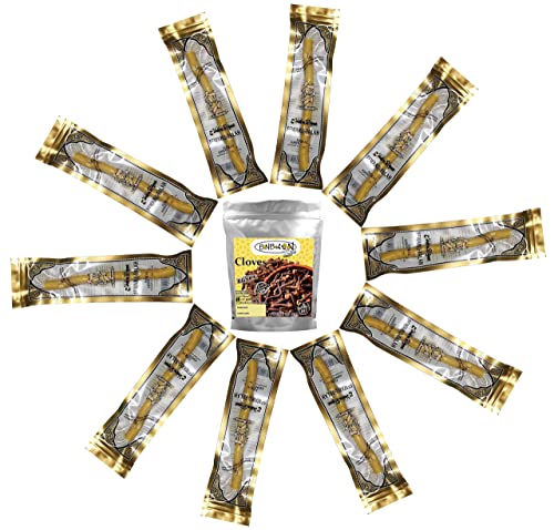 30 Pcs Al Falah Siwak Meswak Miswak Miswak Arak Peelu Al Falah Chewing Stick With Natural Flavor Organic Herbal Toothbrush Vacuum Sealed Breath Freshener Thirty Tooth Sticks Plus 1oz / 28 gm Cloves
