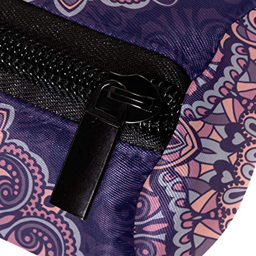 Abstract Flower Mandala Pencil Bag Pen Case Stationary Case Pencil Pouch Desk Organizer Makeup Cosmetic Bag for School Office
