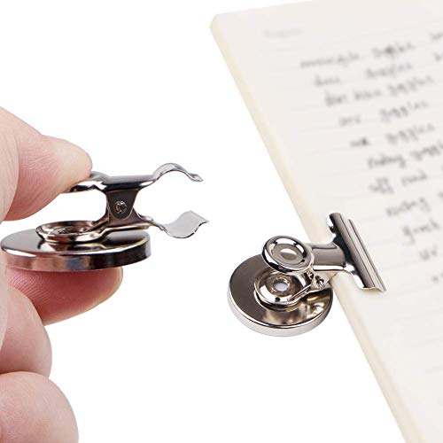 50Pack Fridge Magnets Refrigerator Magnets Magnetic Clips with Black Flannelette for Scratch Safe - Perfect Office Magnets,Photo Magnets