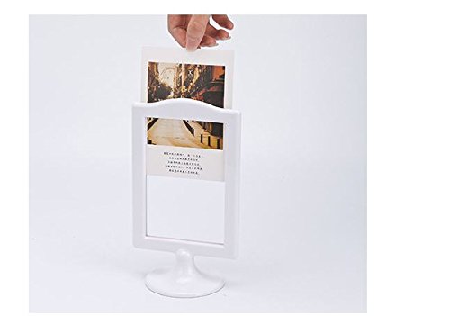 10 Pack Red 4x6" Double Sided Picture Frame Bulk,Stand Photo Frame Sign Display Holder with Inserts and Base,Each Holds 2 Pictures for Price Tag,Wedding, Ornaments,Party Frames Table Number