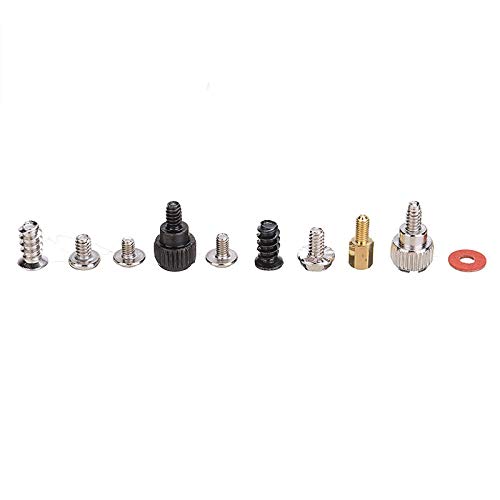 300pcs Personal for Computer Screw Standoffs Set Assortment Kit for Hard Drive for Computer Case Motherboard Fan Power with Box SCRW-227182