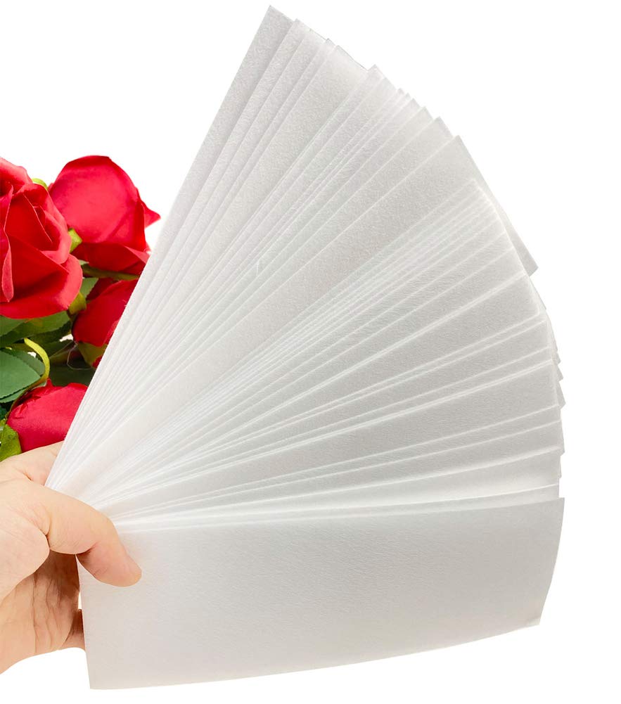 100Pcs Non-Woven Wax Strips Facial and Body Hair Removal Waxing Strips Epilating Bikini Wax Strip Paper