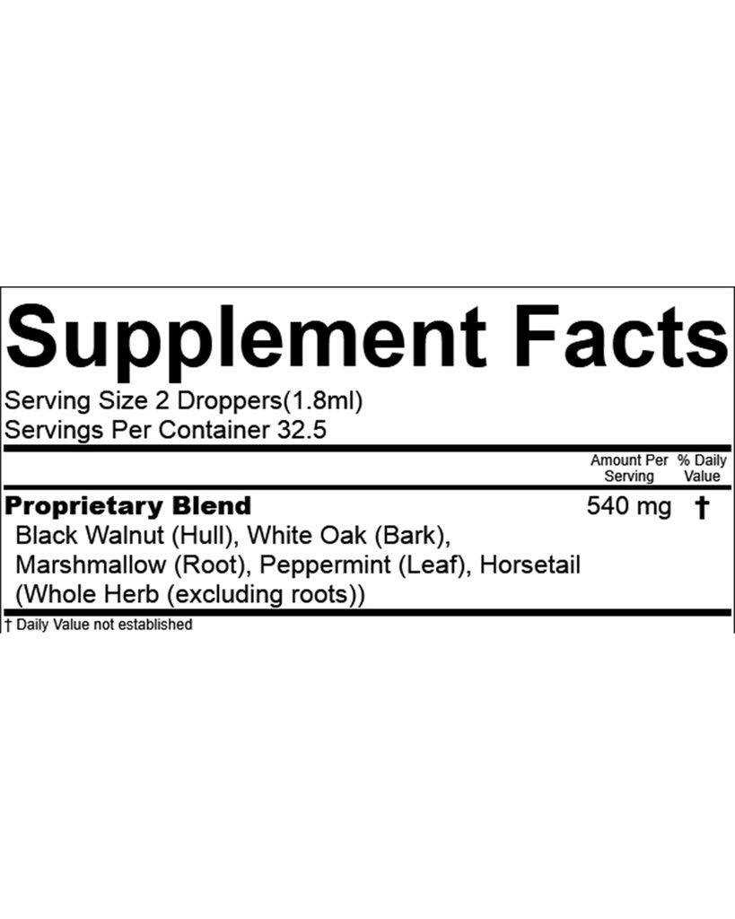 Dental Health Formula, Black Walnut - Organic Fluoride (4 oz)
