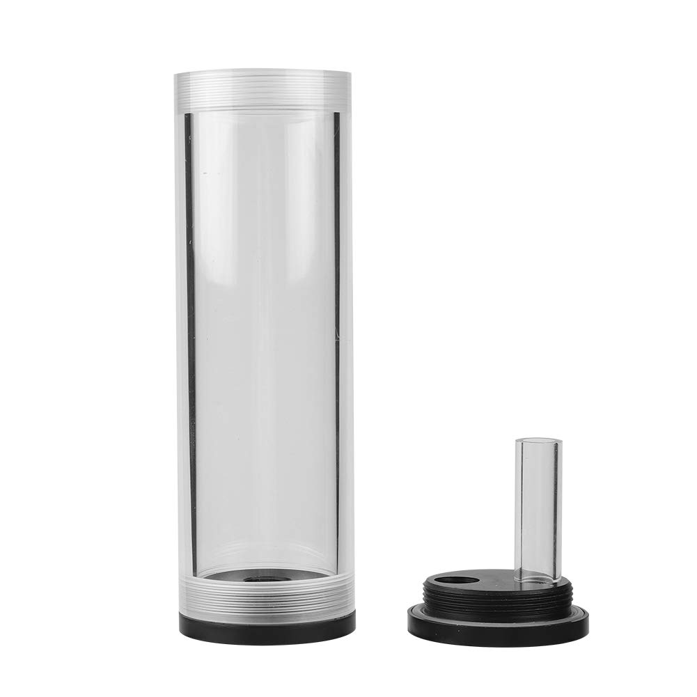 CPU Water Cooler System for PC,Cylinder Water Cooling Heat Sink,50m Diameter & 160mm Long Computer Heat Dissipation Water Cooling 800L/H Water Mini DC Cooling Pump Liquid