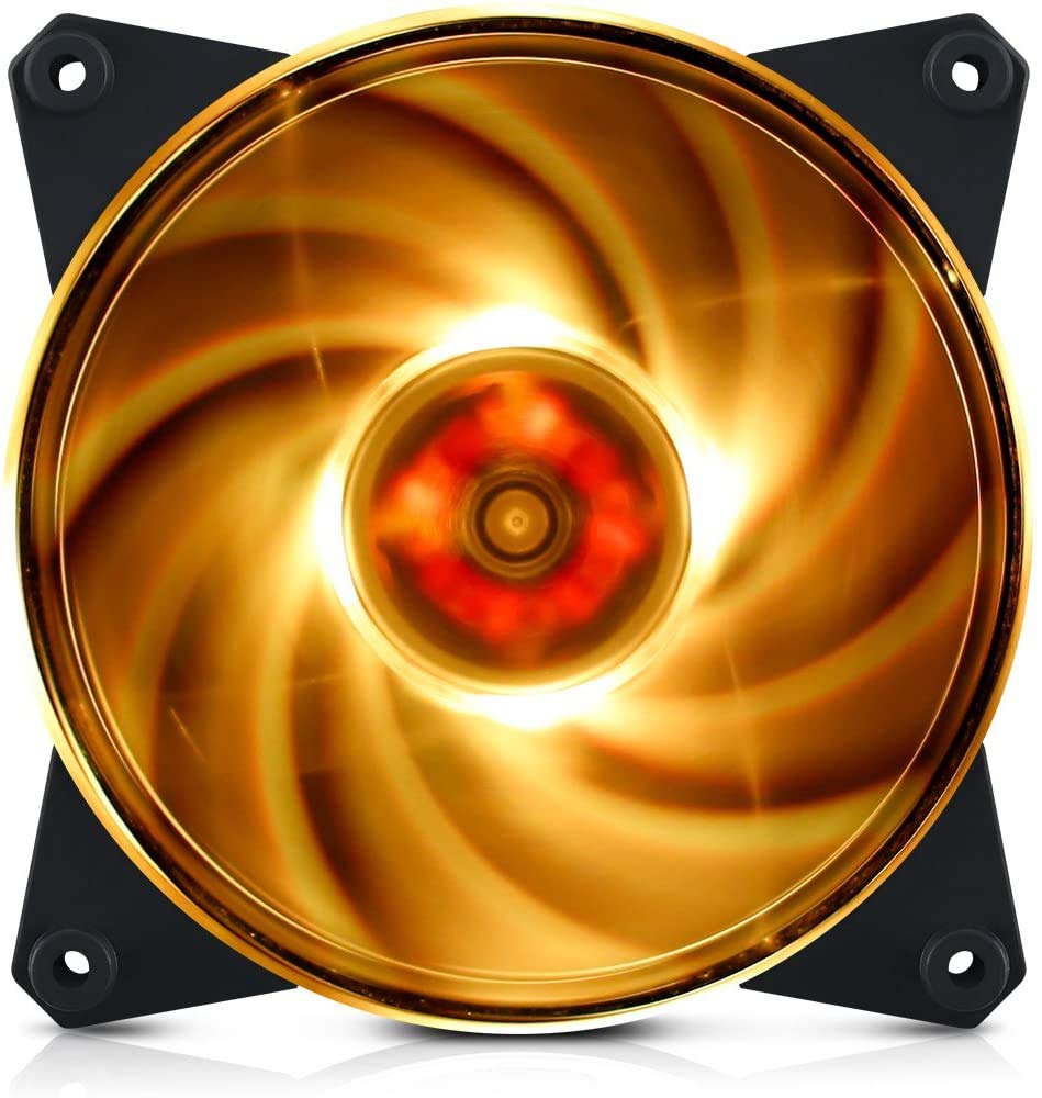 Cooler Master MasterFan Pro 140 Air Pressure RGB- 140mm Static Pressure RGB Case Fan for 4-Pin 12V, Computer Cases CPU Coolers and Radiators
