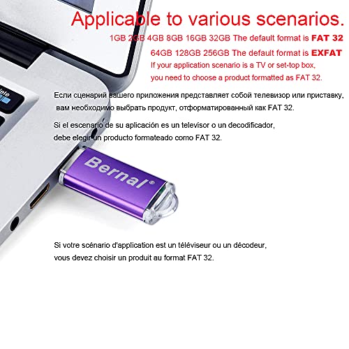 10pcs/Bag High Speed Pendrive USB Flash Drives Metal Thumb USB 2.0 Business use USB Disk On Key (2GB, Black)