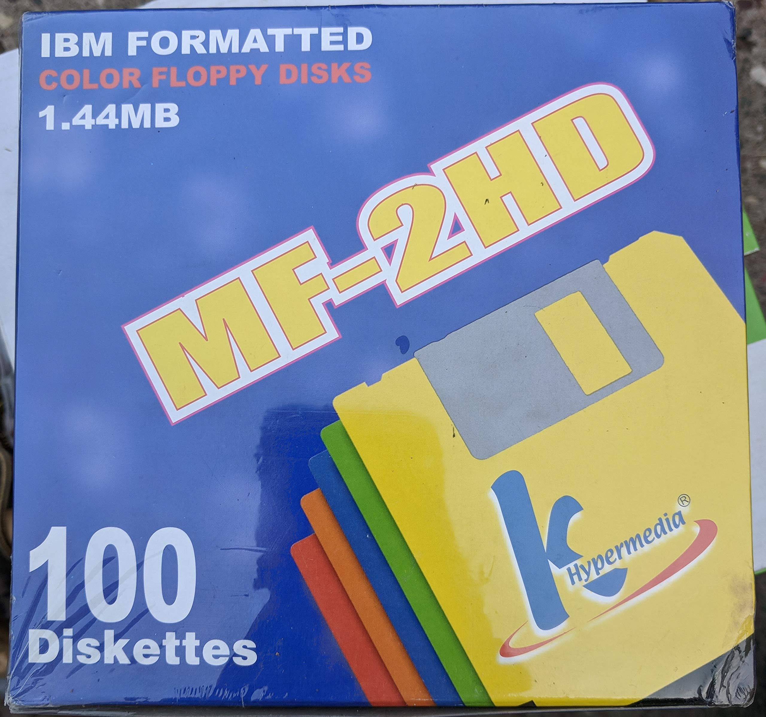 100 Floppy Disks 3.5-Inch DS-HD IBM PC Formatted