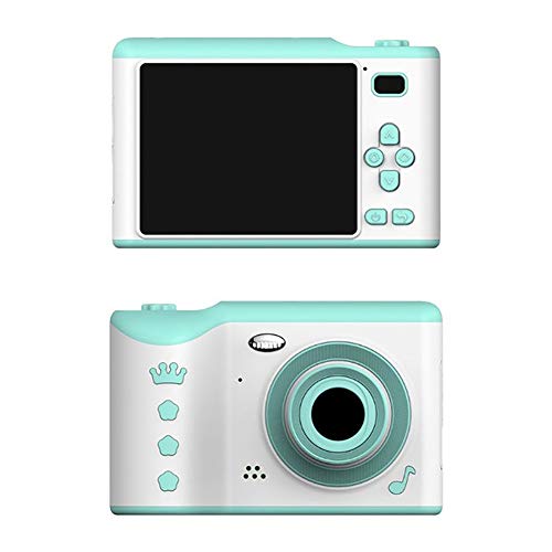 2.8 Inch Children Boy Camera Toy Digital Camera Touch Screen Mini Camera Recording 8.0MP Double Lens Children Camera Birthday Gift (Memory Card + 16G),Blue