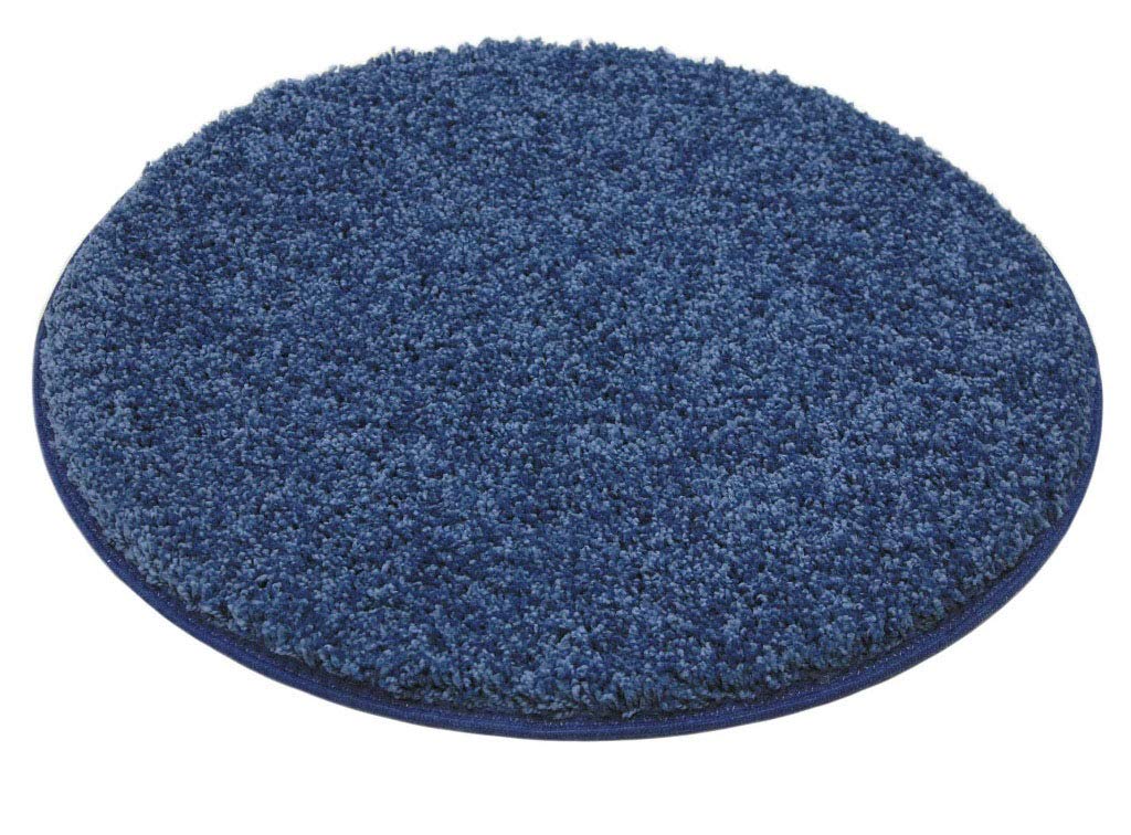 12 Rainbow Kids Crazy Carpet Circle Seats 18” Round Soft Warm Floor Mat - Cushions | Classroom, Story Time, Group Activity, Time-Out Spot Marker and Fun. Home Bedroom & Play Areas - USA Made