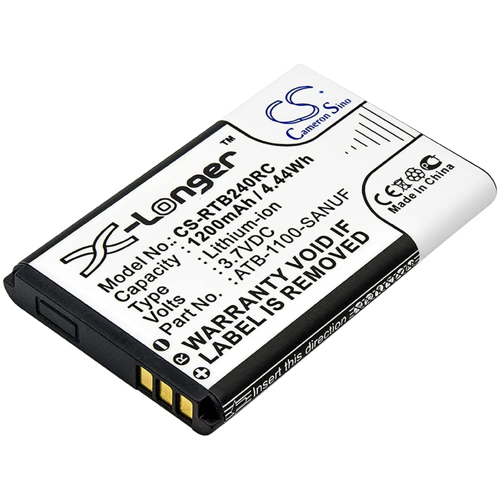 1200mAh 3.7V Li-ion Battery