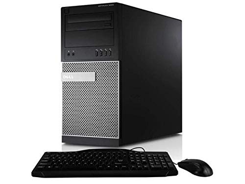 Dell Optiplex 790-MT Desktop PC, Intel Core i7, 16GB Memory, 256GB Solid State Drive, Windows 10, OD1-0234 (Renewed)