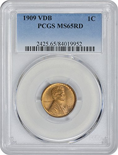 1909-P VDB Lincoln Cent MS65RD PCGS