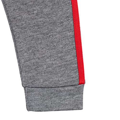 Disney Mickey Mouse Infant Baby Boys Long Sleeve T-Shirt Fleece Pant Set White/Gray 18 Months