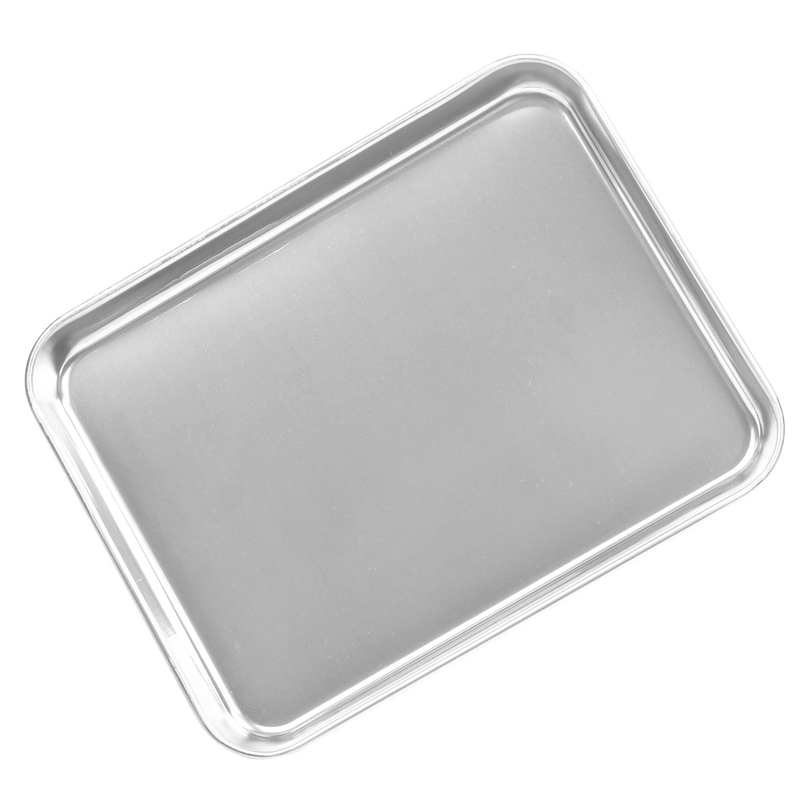 2 Pack Stainless Steel Surgical Tray, Ideal for Medical Lab Instruments, Dental, Tattoo, Kitchen Baking Cookie