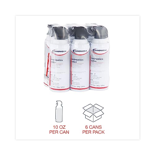 Innovera 10016-BNDL 10 oz. Compressed Air Duster Cleaner (6/Pack)