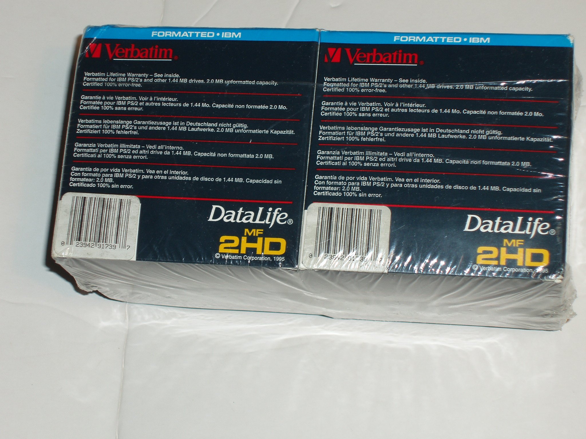 20 Piece Formatted IBM Verbatim DataLife MF 2HD 3.5 Inch Microdisks.