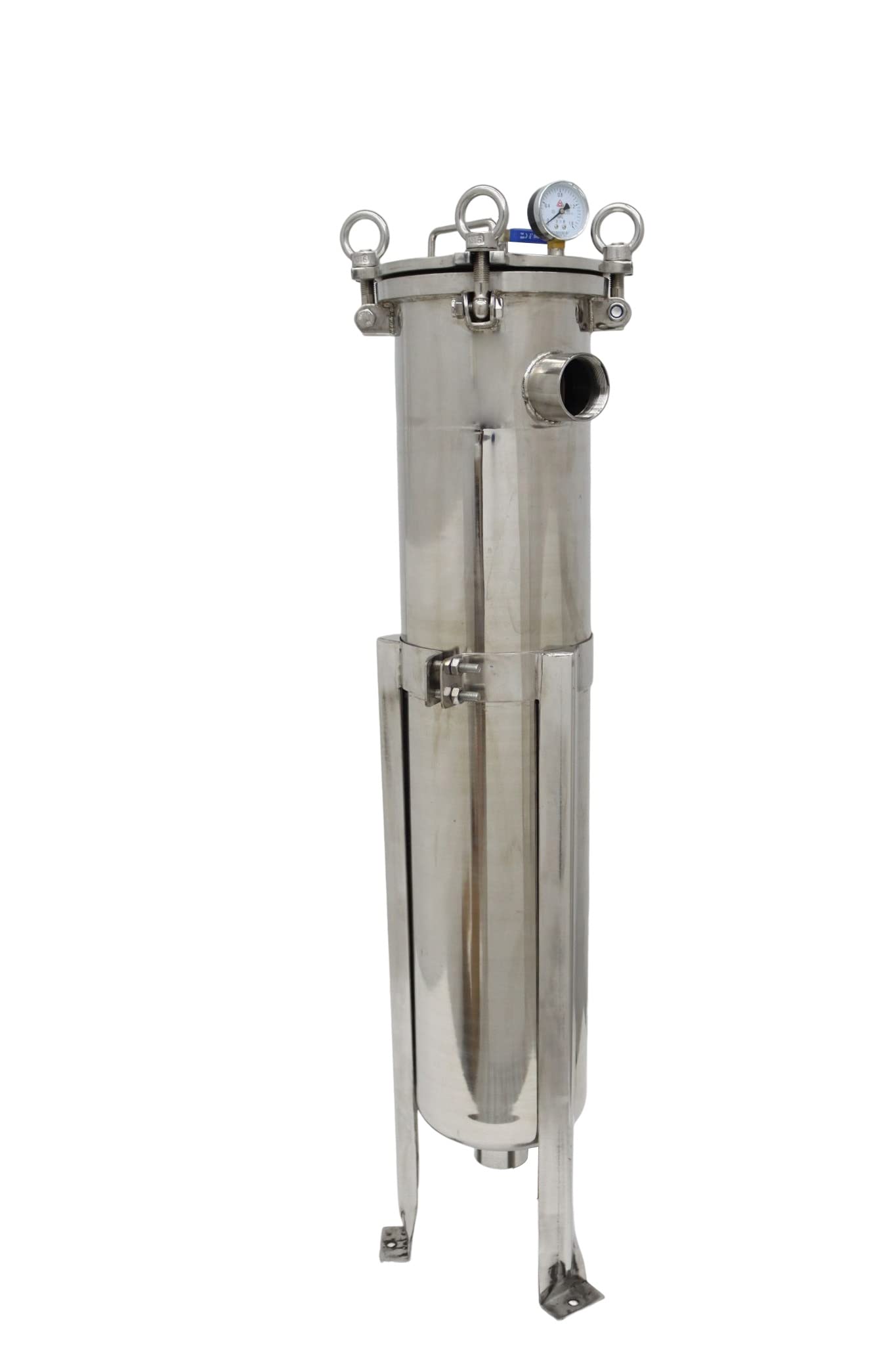 INTBUYING #2 Bag Filter Housing 304 Stainless Steel Bag Filter Housing 2inch NPT 50T/H Bag Water Filter Purification Equitment