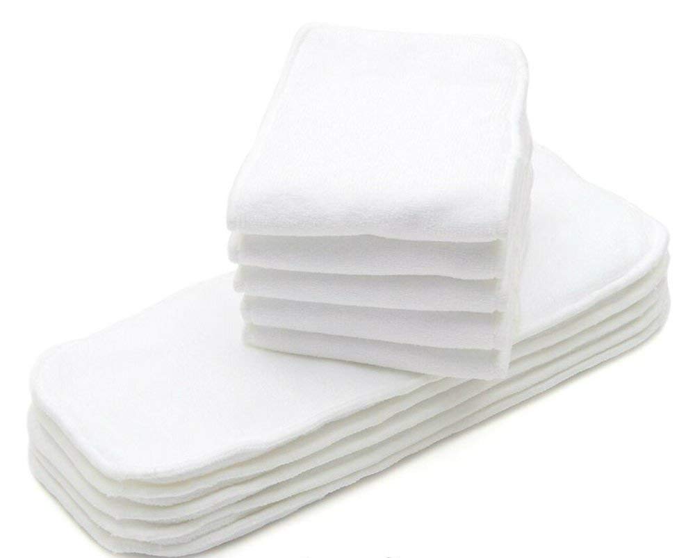 12 KaWaii Baby One Size HD3 Cloth Diapers + 24 One Size Stay-Dry Super Absorbent Inserts 8-36 pounds Unisex - Best Daycare Cloth Diaper