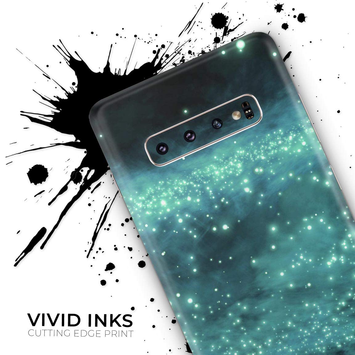 DesignSkinz Trendy Green Space Surface Protective Vinyl Decal Wrap Skin Cover Compatible with The Samsung Galaxy S20 (Screen Trim & Back Glass Skin)