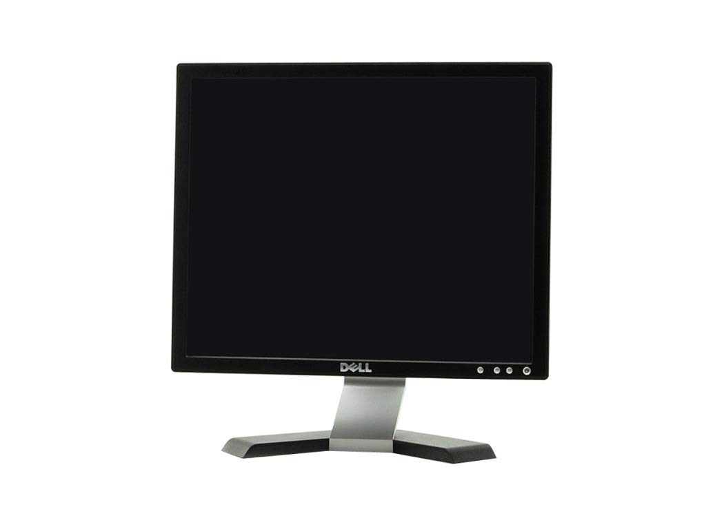 17" Dell 1708FPb DVI Rotating LCD Monitor w/USB Hub (Silver/Black) - Rotates to Portrait or Landscape View!