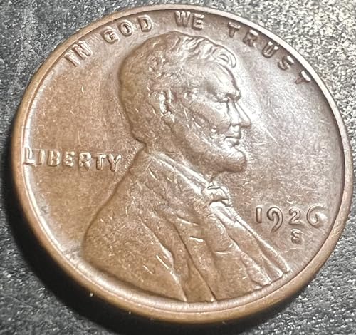 1926 S Lincoln Wheat Penny Cent Condition Fine