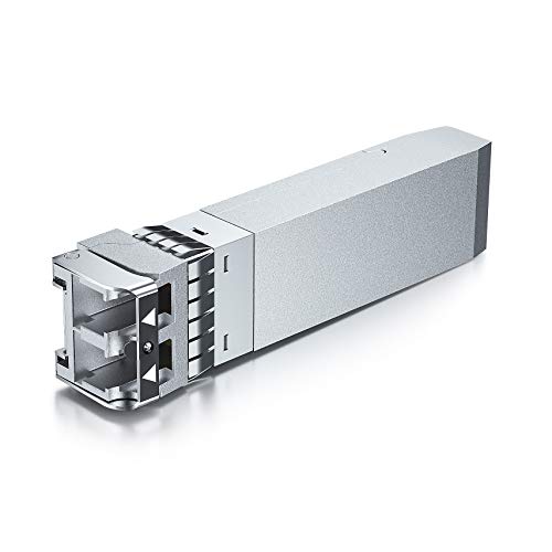 10G Multimode SFP+ LC Module, 10GBase-SR Fiber Transceiver for Ubiquiti UniFi UF-MM-10G, Mikrotik, Netgear, D-Link,TP-Link and More (MMF,850nm,300m,DDM) 2 Pack