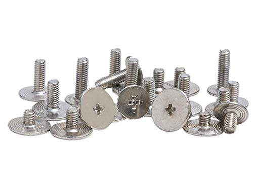 200pcs/lot for Laptop Screws Flat and Thin Head M2/M2.5 for Computer Screws Notebook Screw DK 7mm - (Size: M2.5x2.5) SCRW-105825